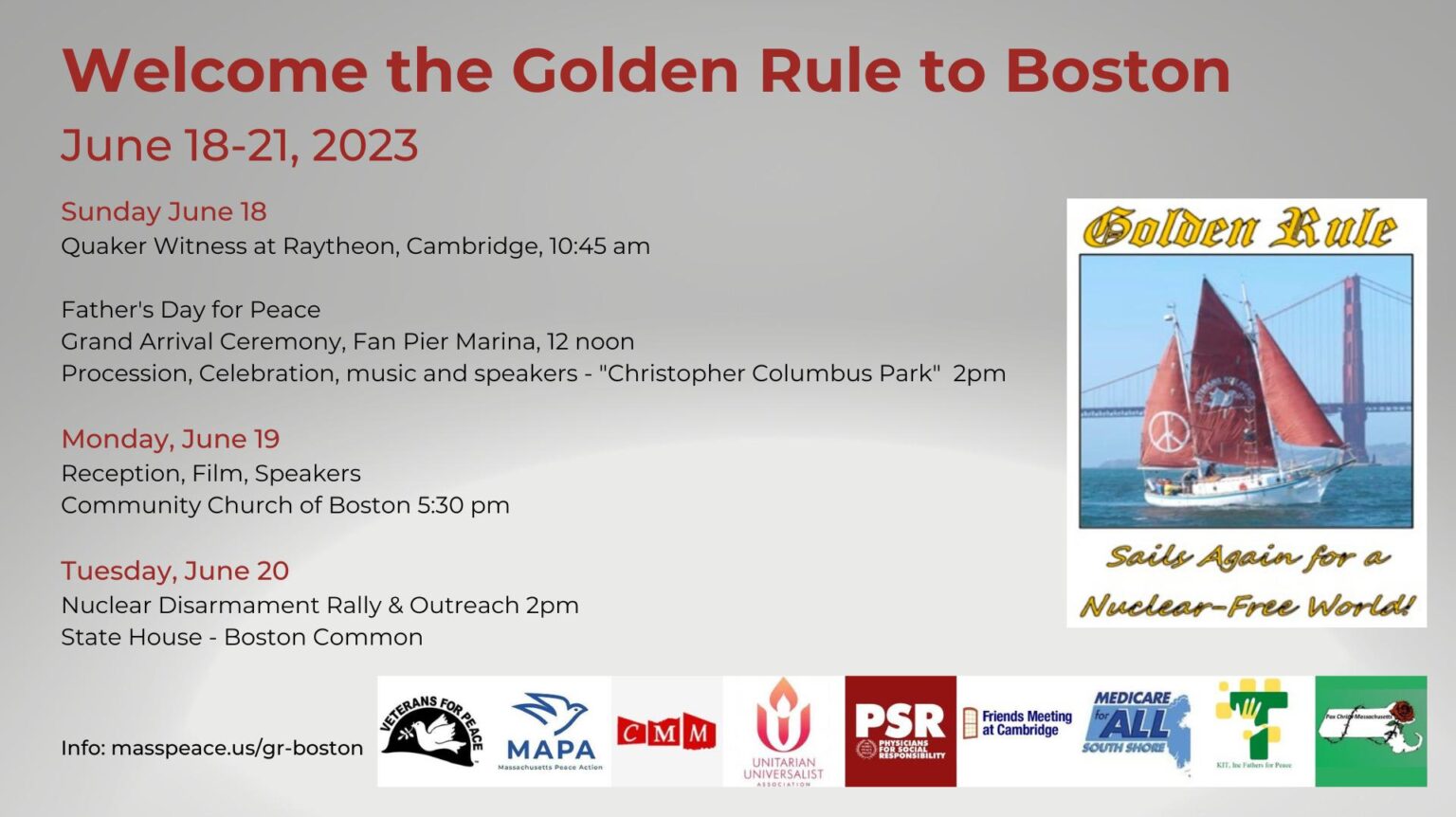 Boston - VFP Golden Rule Project